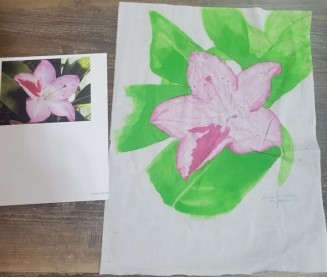 Carol Dickson – Fabric Inking – Mountain Stars Quilters Guild